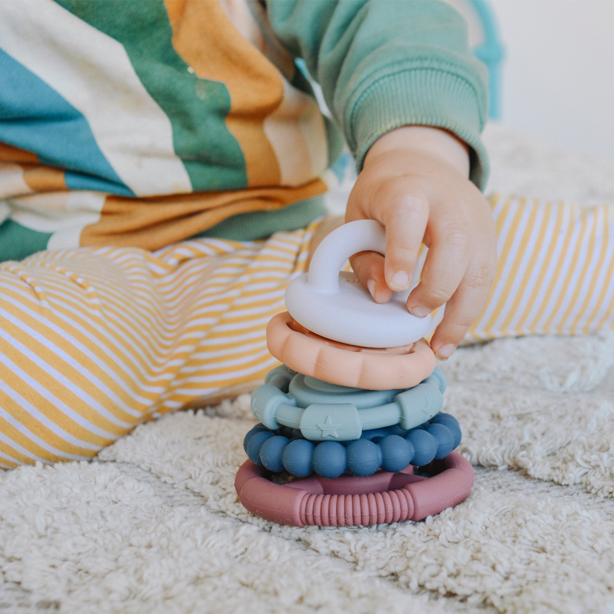 Rainbow Stacker and Teether – Little Sunshine Spa
